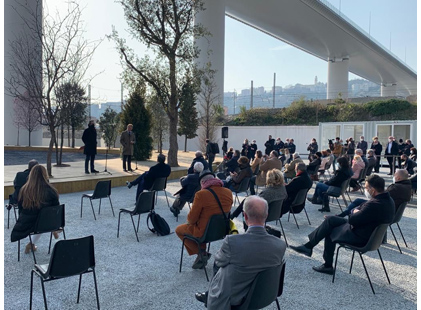 Alessandro Garrone alla cerimonia di riapertura della Radura della ...